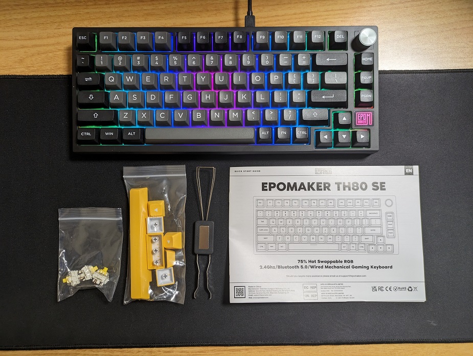 【サイズも打鍵感もちょうどイイ】EPOMAKER TH80 SE レビュー - ガジェサイ